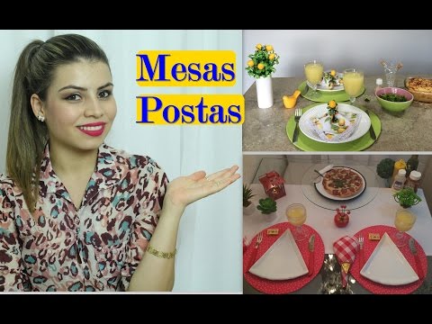 3 Mesas Postas Inspiração | Saia da Rotina | Paloma Soares