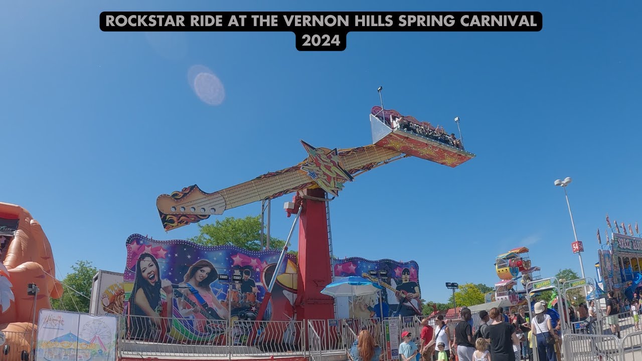 Rockstar Ride At The Vernon Hills Spring Carnival 2024 - YouTube