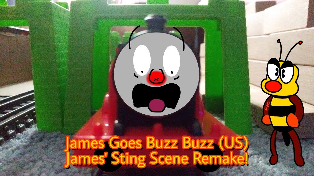 Thomas and Friends | James Goes Buzz Buzz Sting Scene Remake! (Trackmaster, TOMY, Plarail) - YouTube