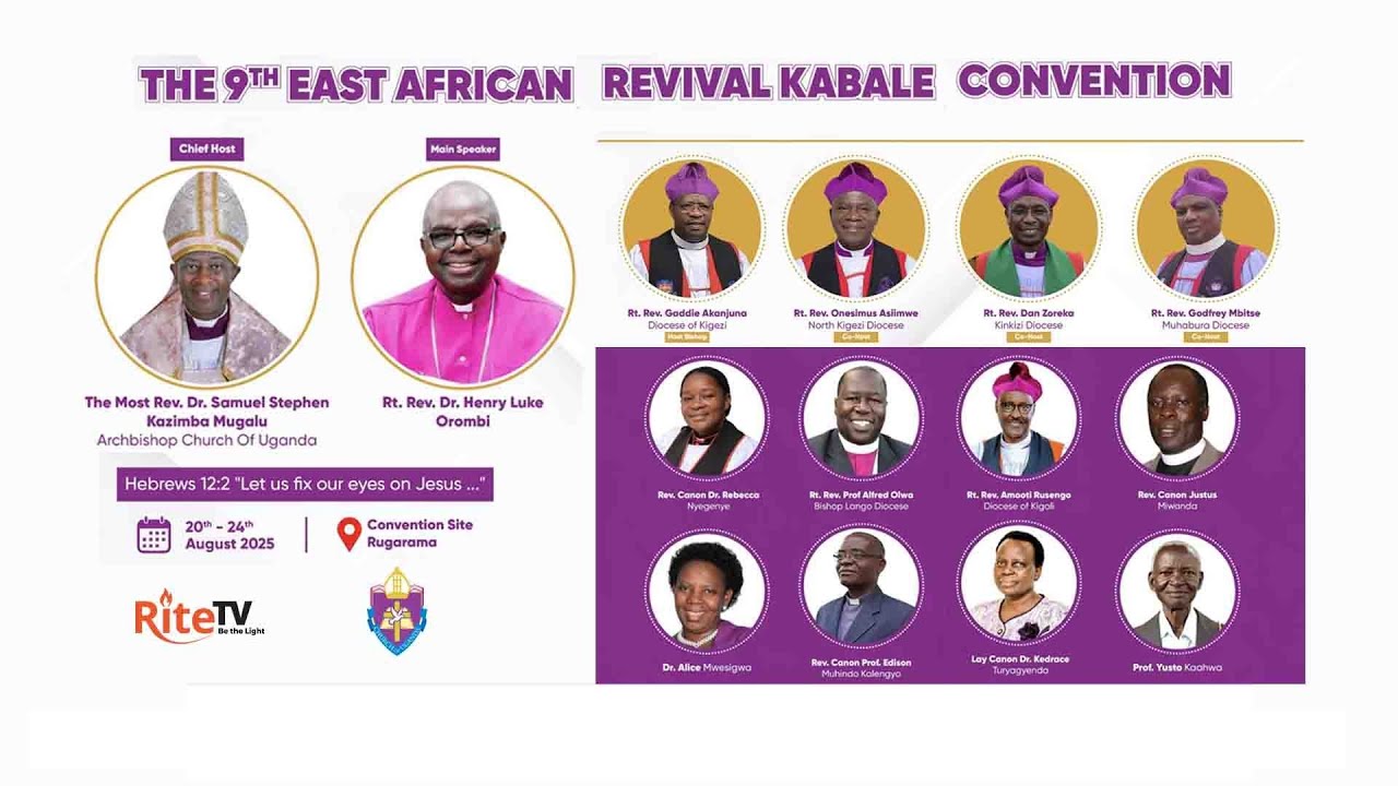 LIVE: 9th East African Revival Convention | Hosted by Kigezi Diocese ...