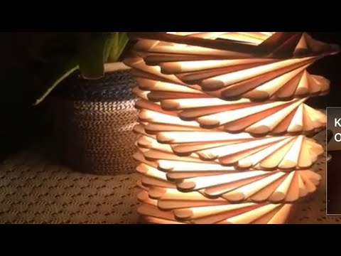 👱‍♀️🇹🇷 #kendinyap Dil çubukları ile kolay ABAJUR #ıcecreamstick #diy #ideas #lampshade