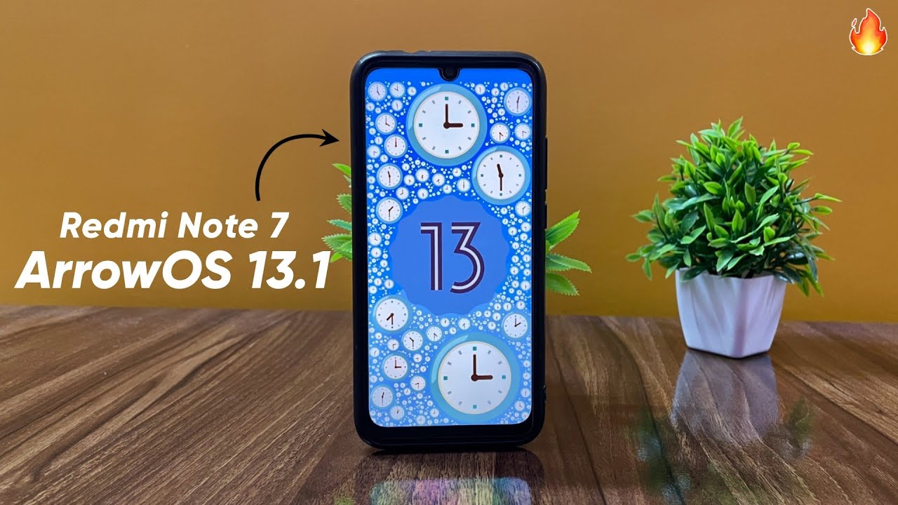 Latest ArrowOS 13.1 | Install & Review on Redmi Note 7 | Android 13 ...
