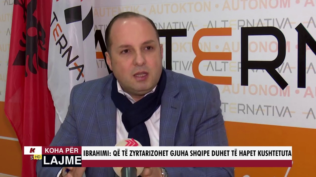 IBRAHIMI: QË TË ZYRTARIZOHET GJUHA SHQIPE DUHET TË HAPET KUSHTETUTA ...
