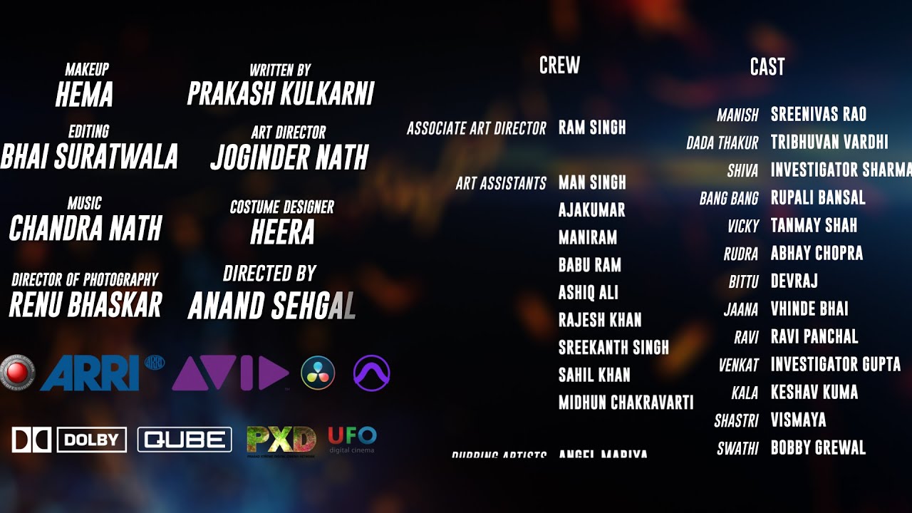 Film Title End Scroll | Tytlix | Free After Effects Template - YouTube