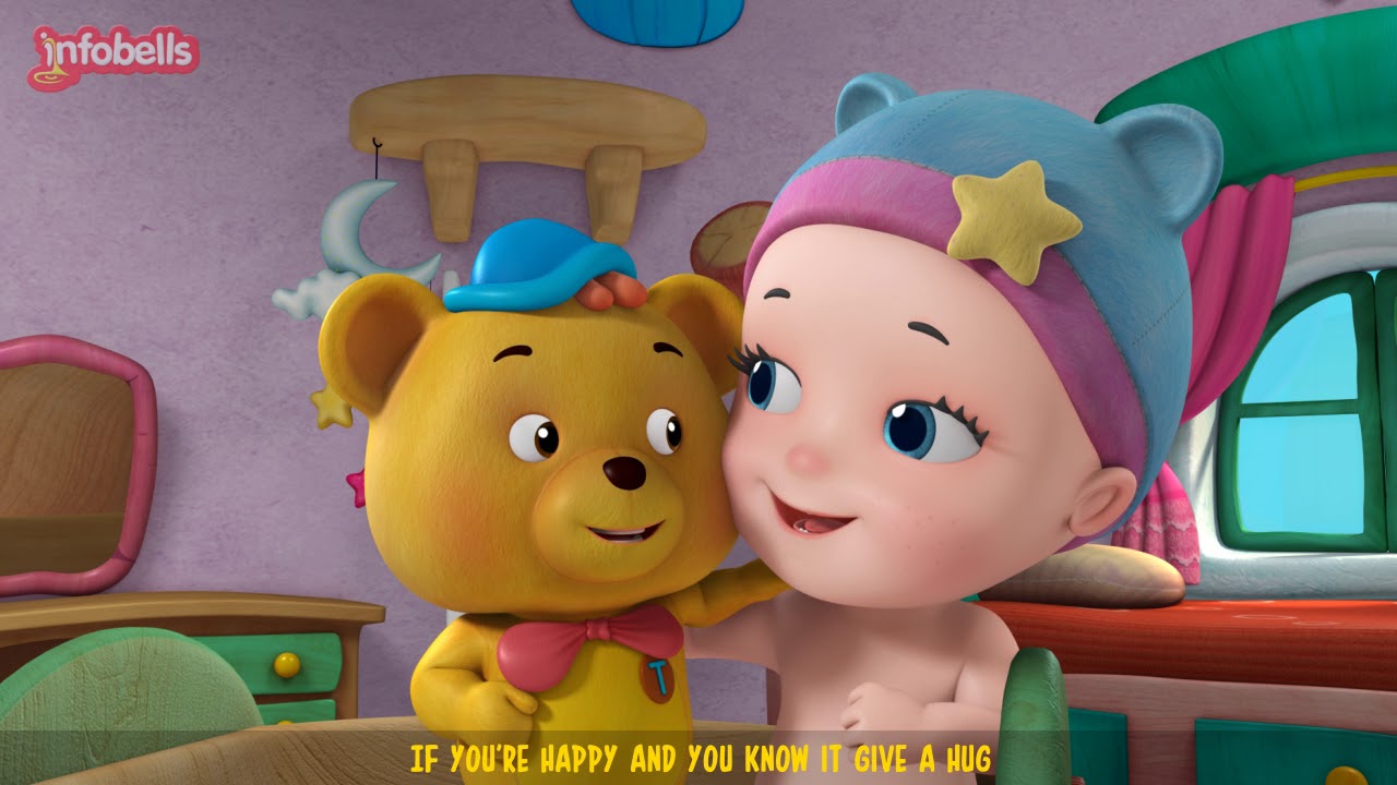 If You're Happy and You Know It - Teddy Bear version | Rhymes for ...