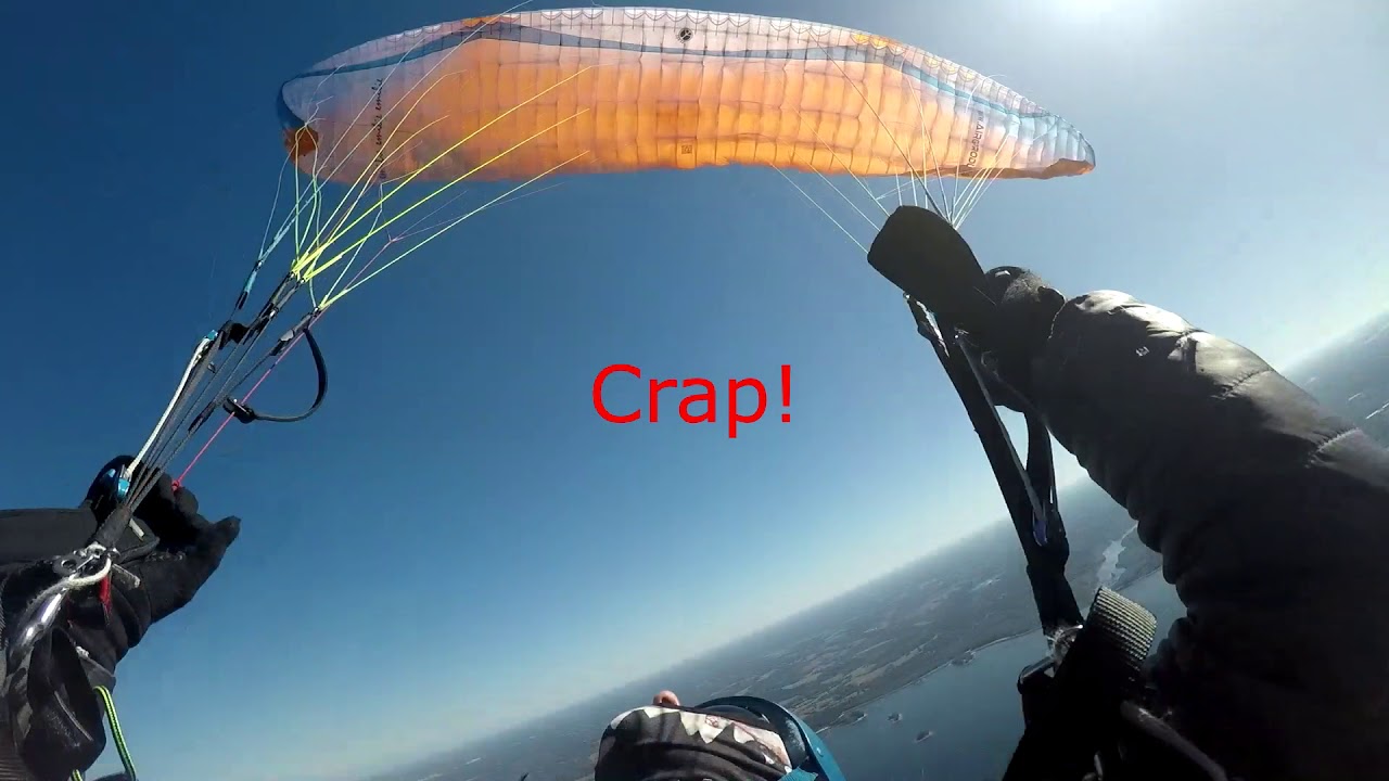 Riser Twist Paraglider Acro - YouTube