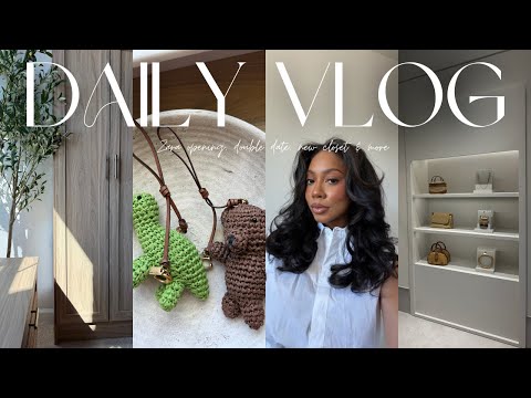 DREAM Closet Reveal!!, new Zara opening, double date, campaign work, & more | Daily Vlog