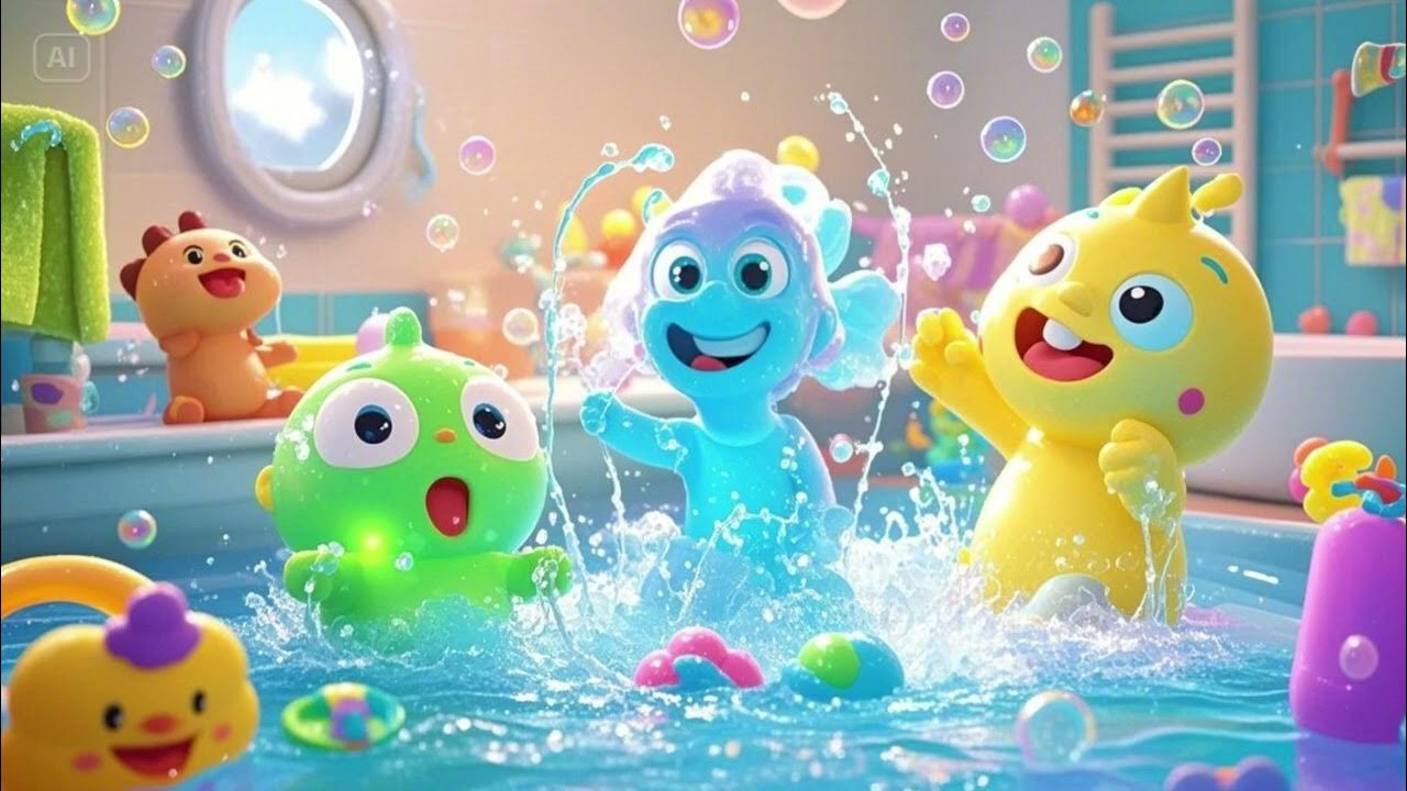 Splash, Giggle, and Play – Bathtime Fun! | Nursery Rhymes & Kids Songs ...