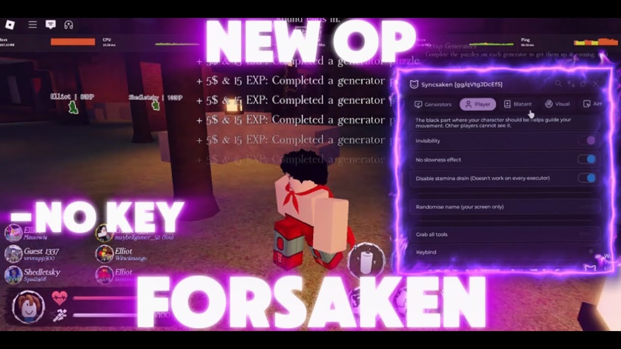 [UPD🔥] Forsaken Script | Infinite Stamina, Auto Generator, Auto Solve ...