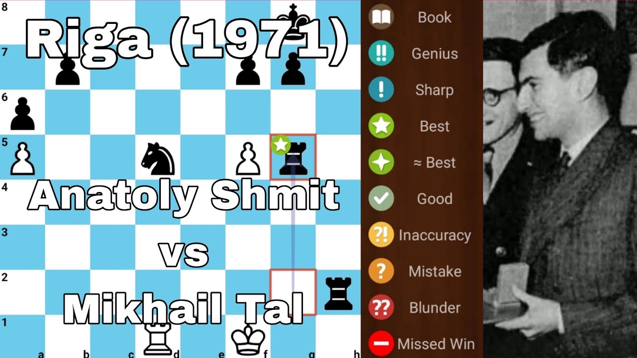 Anatoly Shmit vs Mikhail Tal. Riga (1971). - YouTube