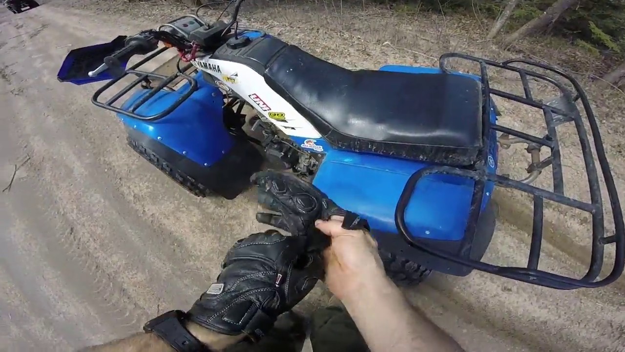 Yamaha Moto 4 200 on Gnarly Trails - YouTube