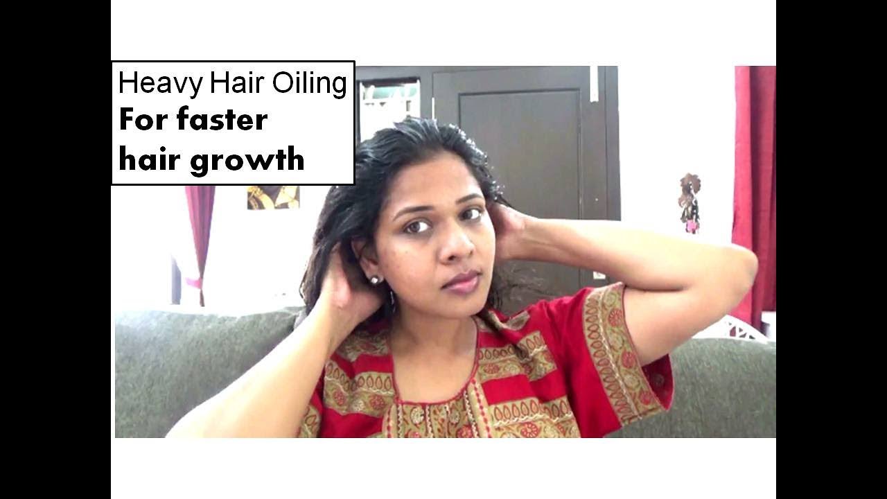 HEAVY HAIR OILING for FASTER HAIR GROWTH | Step By Step - YouTube