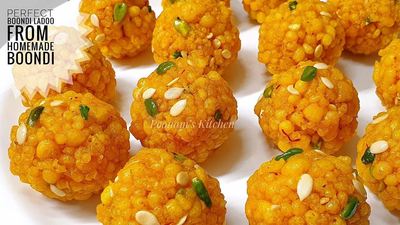 Bina Jhare ke Boondi Ladoo Recipe/ Motiya Ladoo/ बूँदी के लड्डू बनाने ...