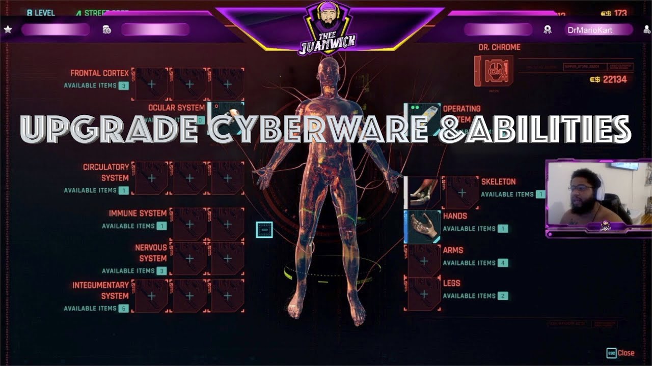 CYBERPUNK 2077 HOW TO UPGRADE CYBERWARE & ABILITIES | FAST MONEY - YouTube