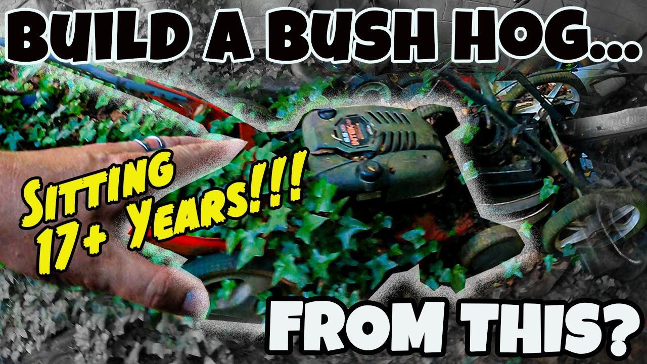 Save $$$- Build A DIY Bush Hog From An Abandoned Mower! (EASY) - YouTube