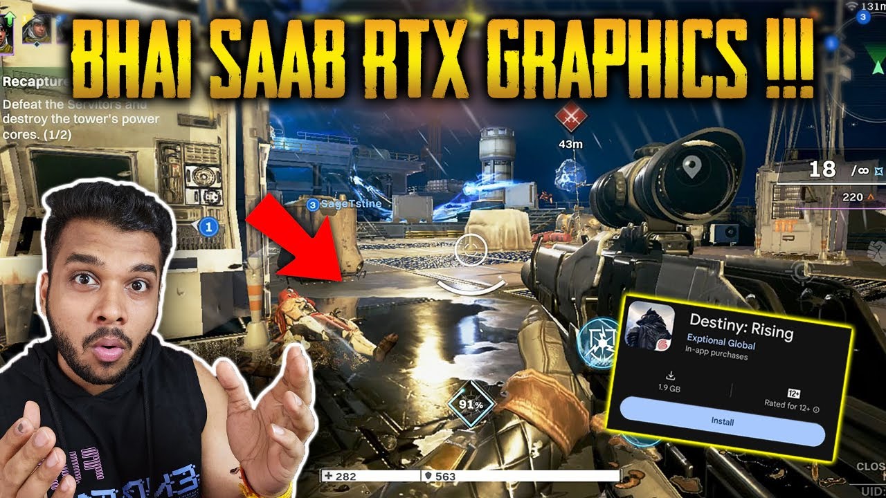 DESTINY RISING MOBILE FIRST IMPRESSION ULTRA GRAPHICS GAMEPLAY ...