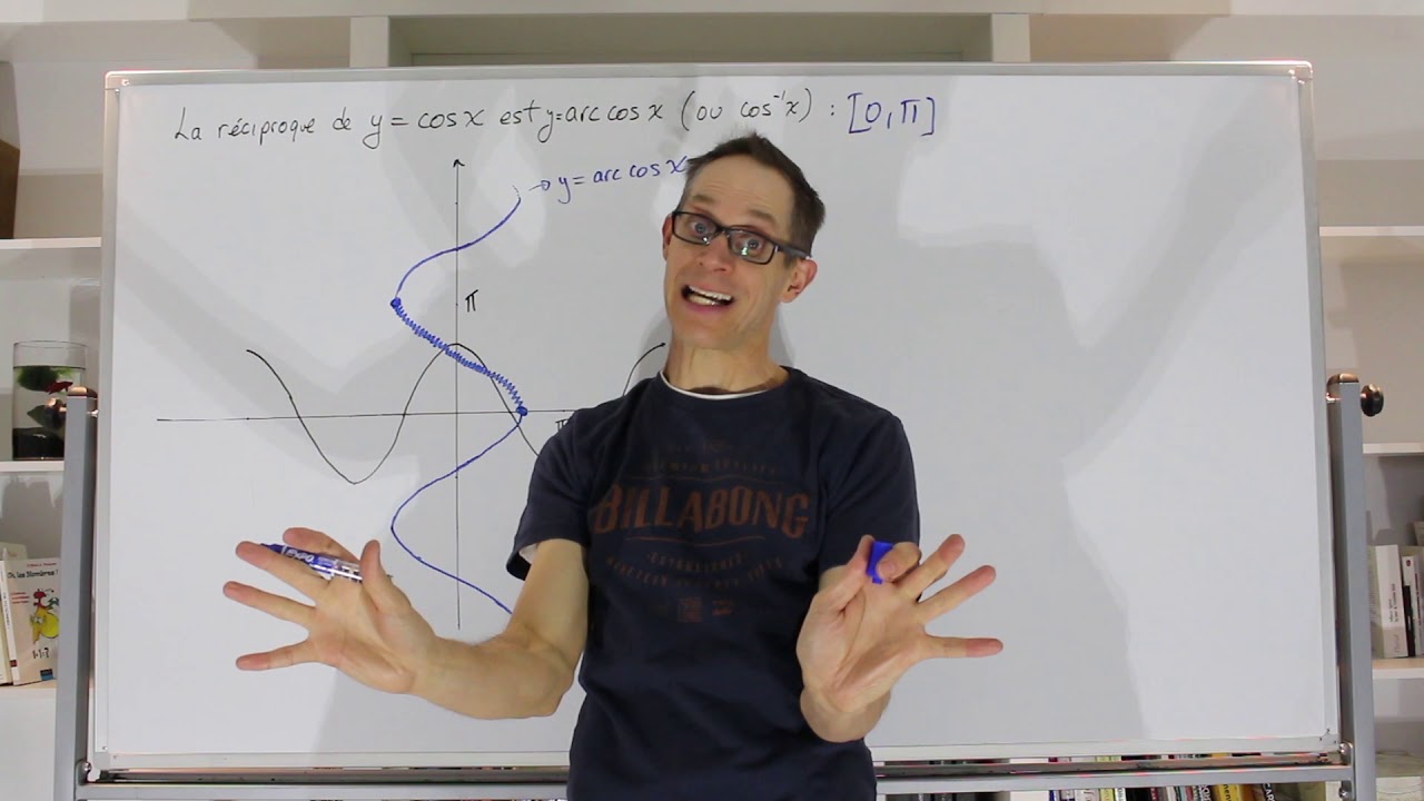 40- Comprendre la réciproque de la fonction cosinus: arc cosinus - YouTube