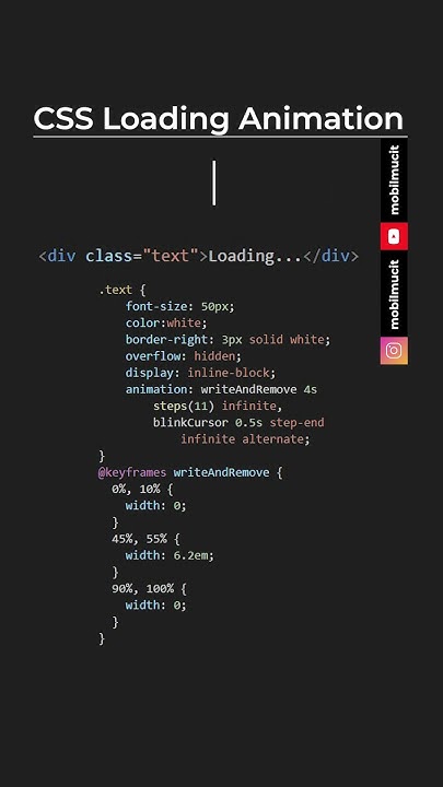 Css Loading Animation Css Css3 Css3html5 Css3animation Cssanimation Animation Youtube 2604
