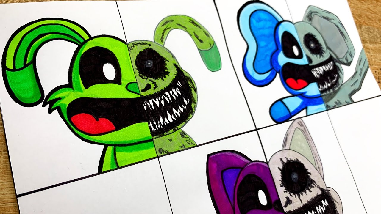 Drawing Smiling Critters But They're ZOONALY?! - YouTube