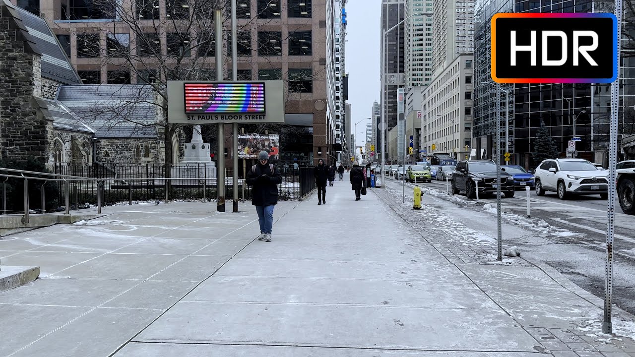 HDR 4K Toronto Walk 19 Jan 2024 - YouTube