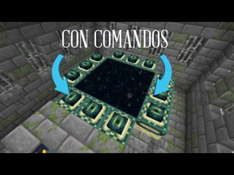 Como encontrar el portal del end con comandos en Minecraft - YouTube