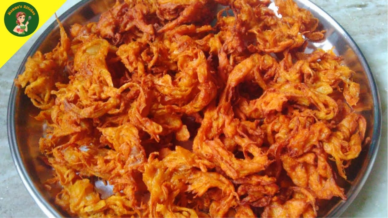 Onion Pakoda in Tamil | Vengaya Pakoda | Vengaya Thool Pakoda | Snacks ...