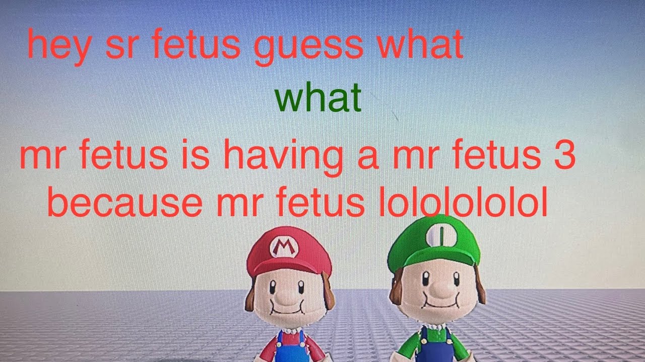 mr fetus 3 soon - YouTube