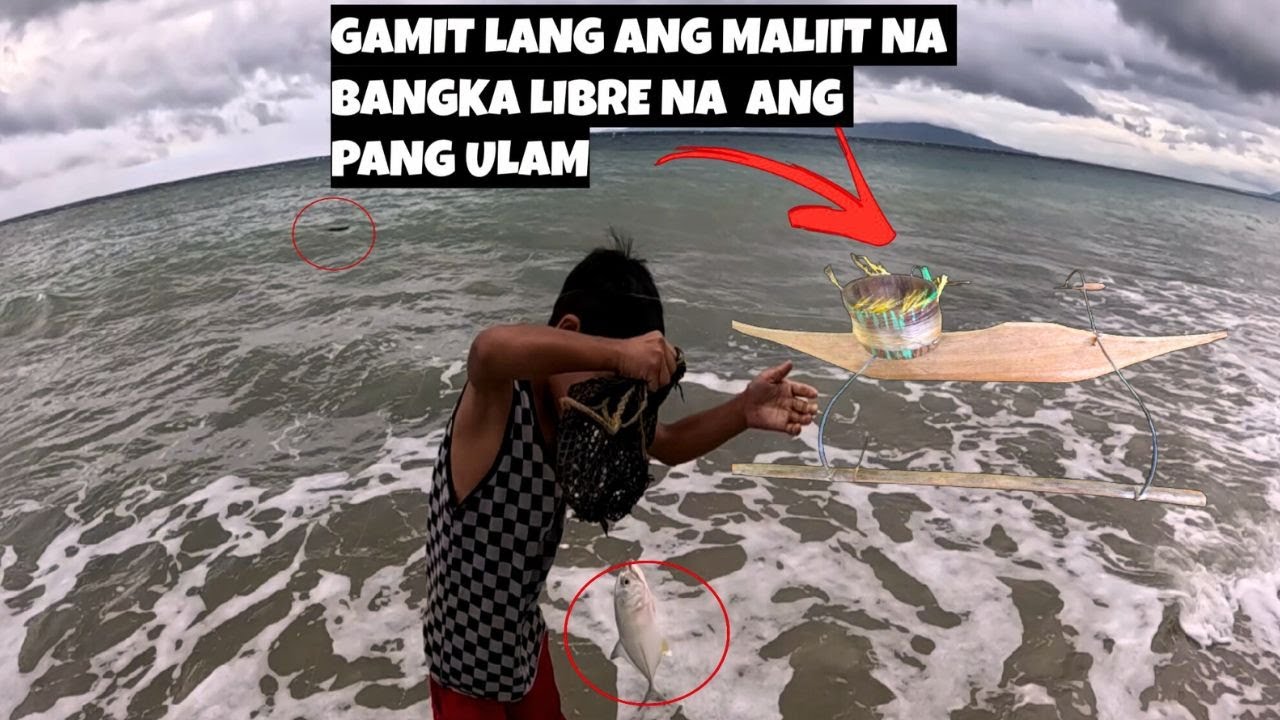 GAMIT LANG ANG MALIIT NA BANGKA LIBRE NA ANG PANG ULAM | CATCH AND COOK ...