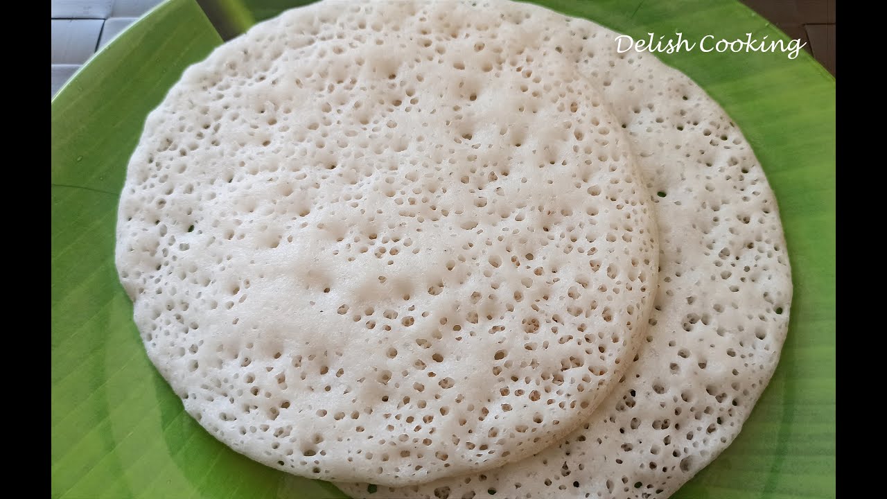 How to make appam without appam pan | Soft & Spongy appam recipe ...