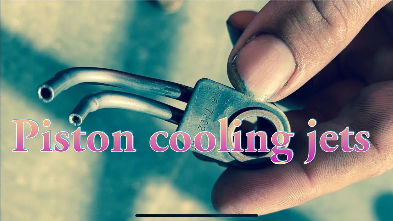 C11 installing piston cooling jets - YouTube