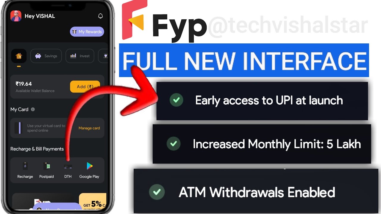 FYP BIG UPDATE NEW INTERFACE || FYP UPGRADE KYC FULL REVIEW - YouTube