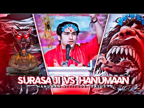 Surasa vs Hanuman ji🚩|| Bageshwar dham Sarkar🚩| Jay Hanuman ji ki🚩 ...