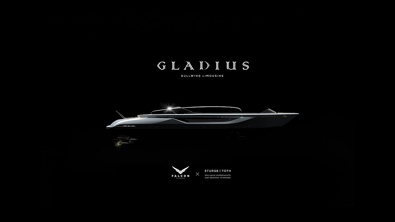 Worlds first Gullwing Limousine Tender from the Gladius fleet designed ...