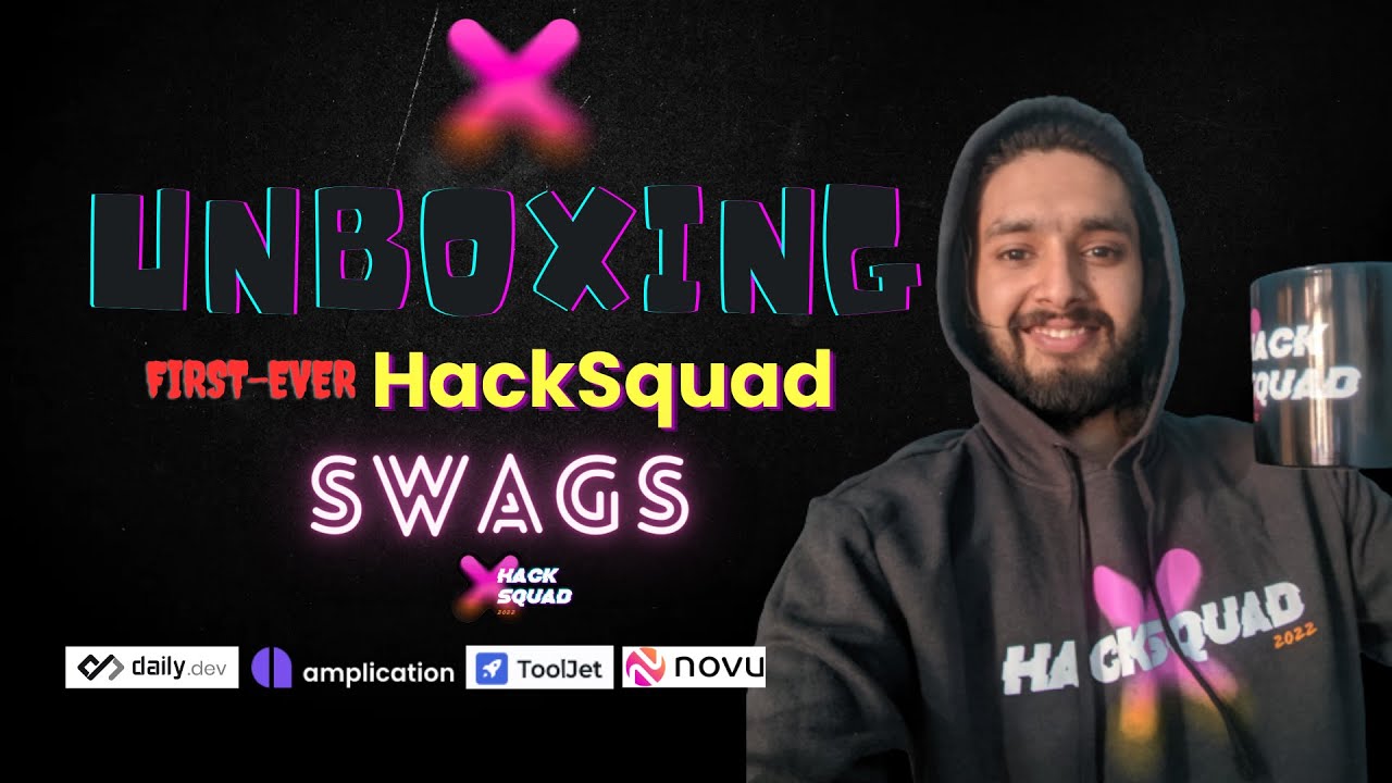 Hacksquad Swag is finally Here! #hacksquad #opensource - YouTube