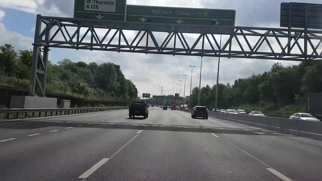 A13 Beckton Flyover to Basildon 180517 - YouTube