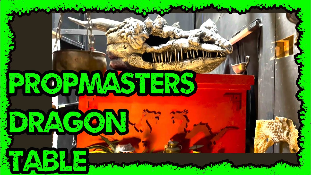 Modify set decor- make an Eastern Dragon table - YouTube