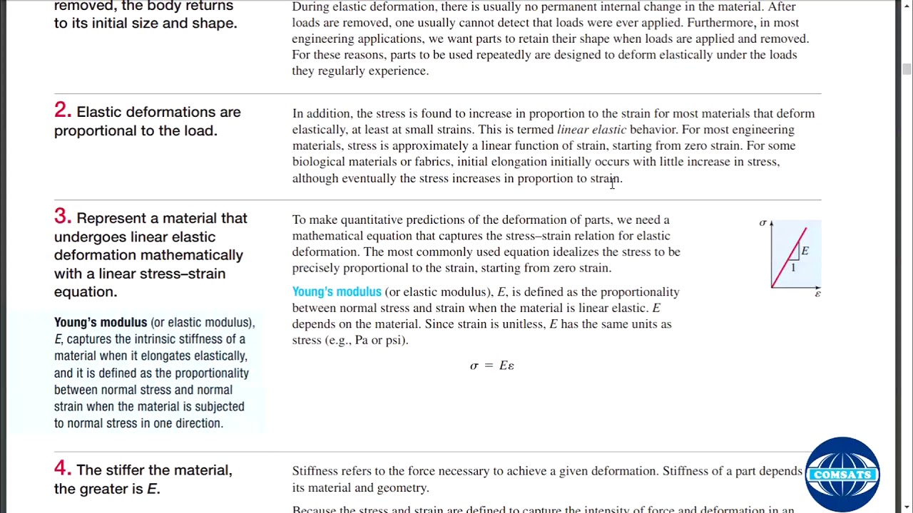 Lecture # 16 Elastic Behaviour of Materials, Failure and Allowable ...