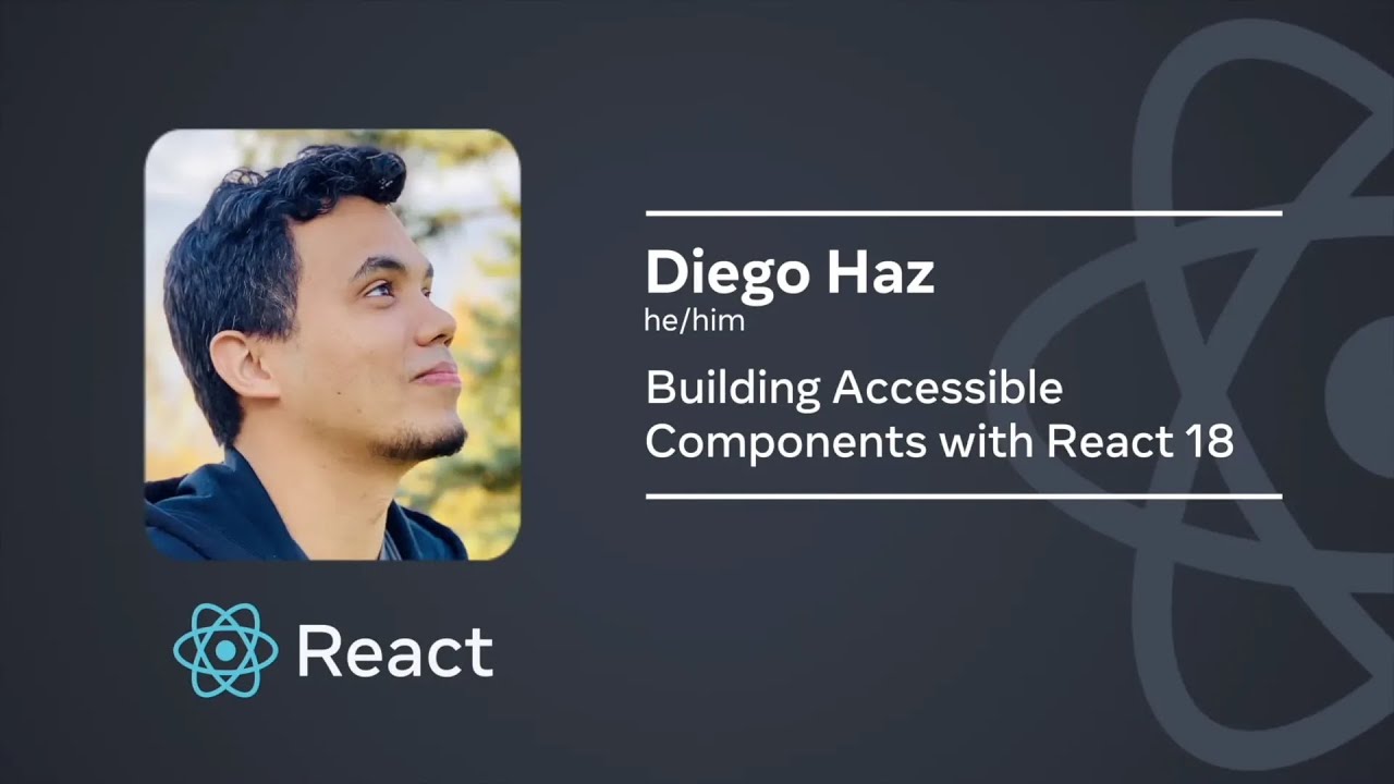 Building Accessible Components With React 18 Youtube