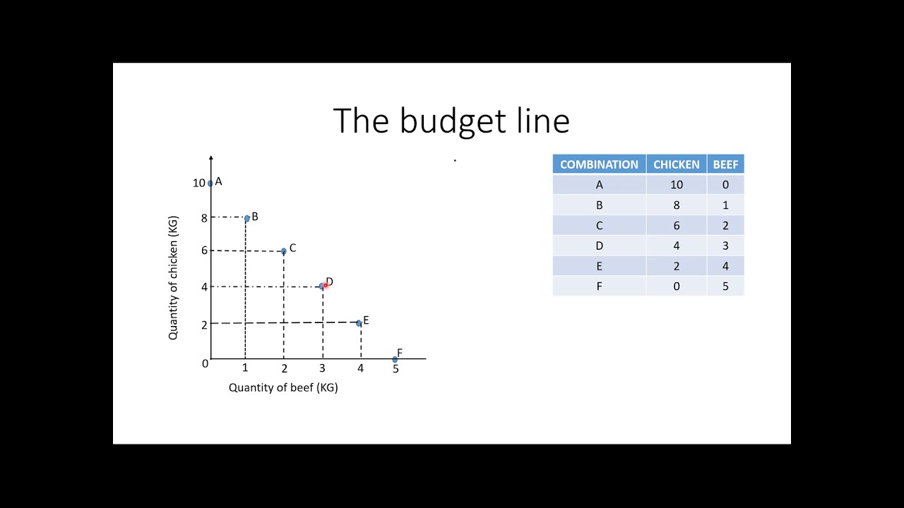 THE BUDGET LINE - YouTube