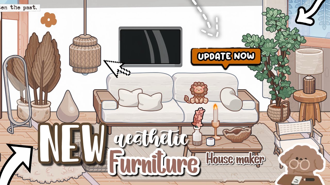 NEW FURNITURE🧸Aesthetic House Maker AVATAR WORLD House Ideas [House ...
