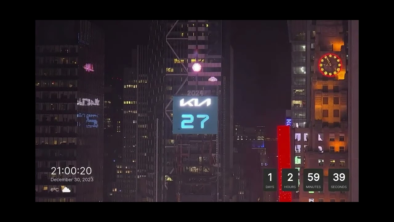 Times Square New Countdown! - YouTube
