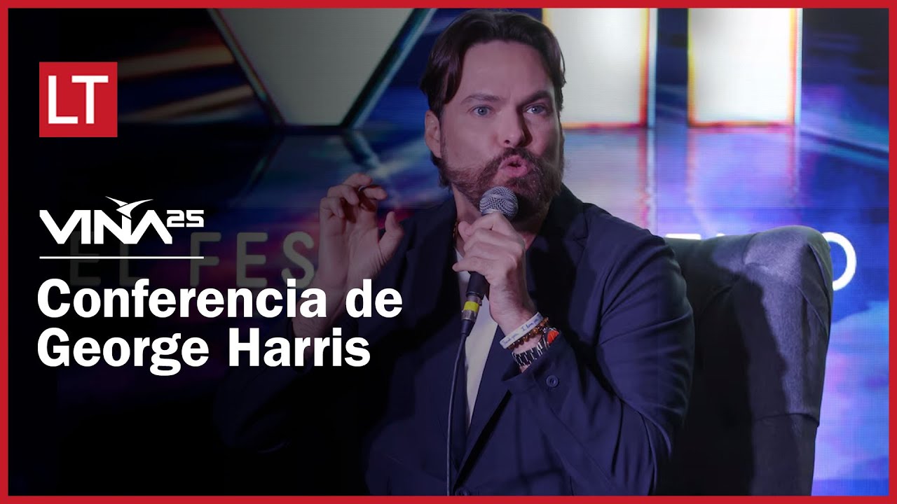 Las palabras de George Harris antes de debutar en el Festival de Viña ...