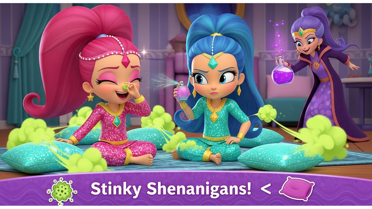 Rainbow Valley Shimmer and Shine: Stinky Sleepover Shenanigans ...