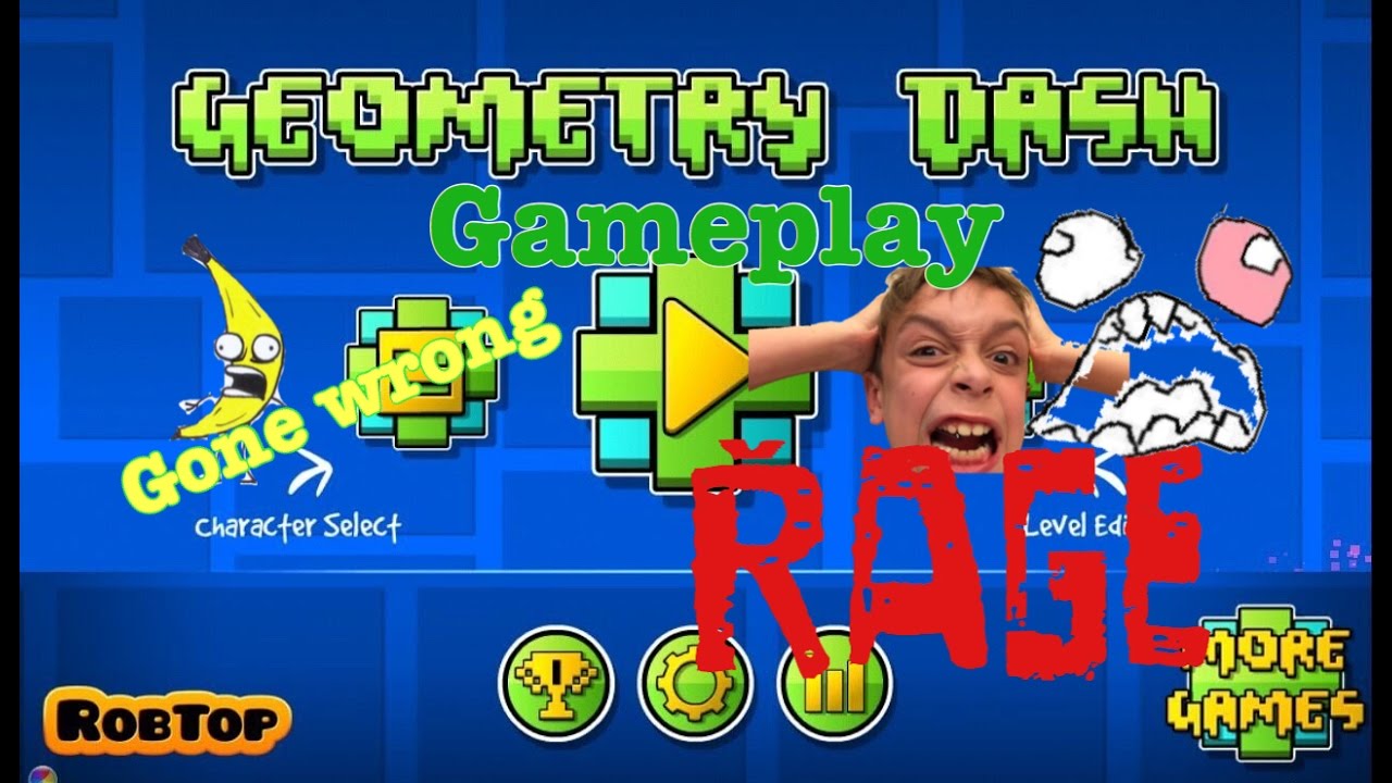 Gameplay of (geometry dash)RAGE - YouTube