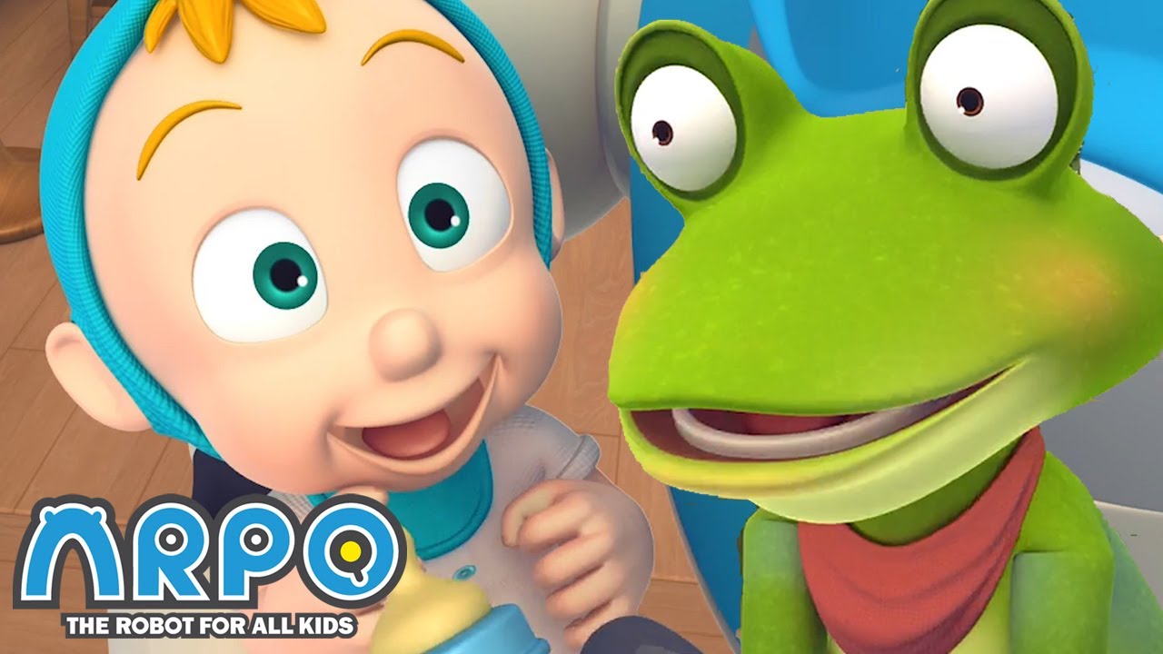 Arpo the Robot | Frogs Everywhere | Best Moments | Funny Cartoons for ...
