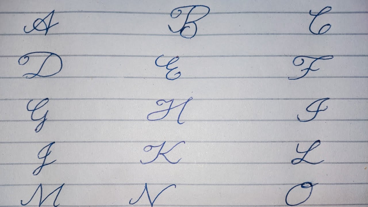 Cursive handwriting with ball point | Neat and clean | learn and write ...