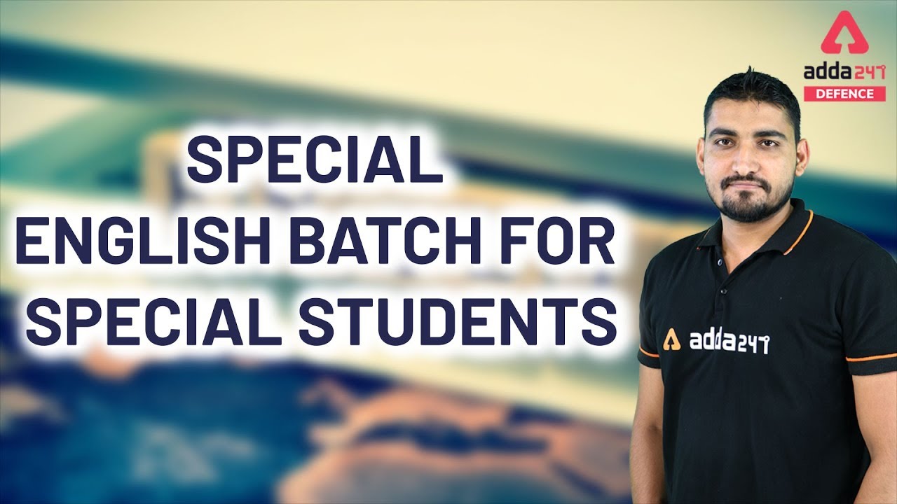 Special English Batch For Special Students - YouTube