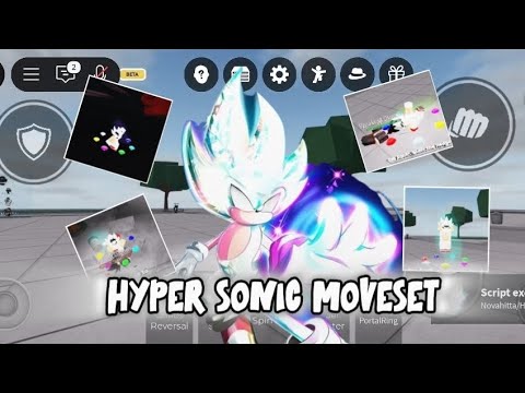 [NEW⚪️] TSB Hyper Sonic Moveset || Custom Skills || Custom Avatar ...