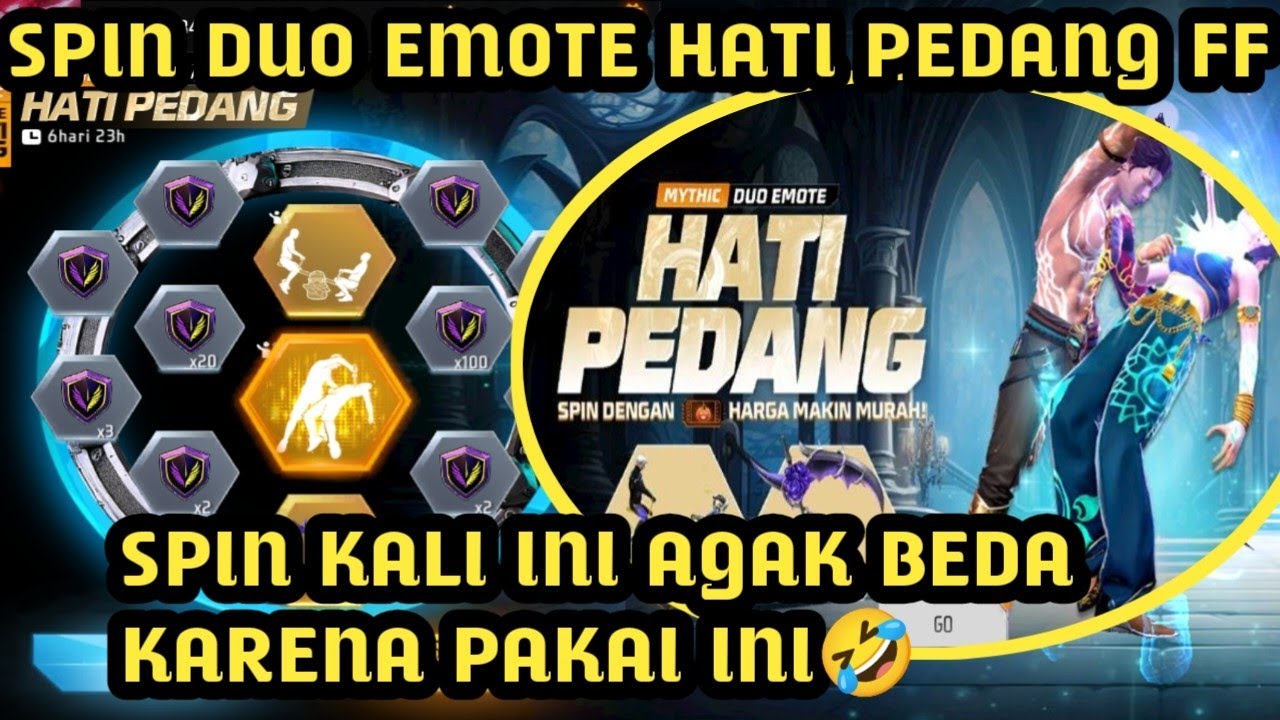 Spin duo emote hati pedang ff terbaru - Garena free fire - YouTube