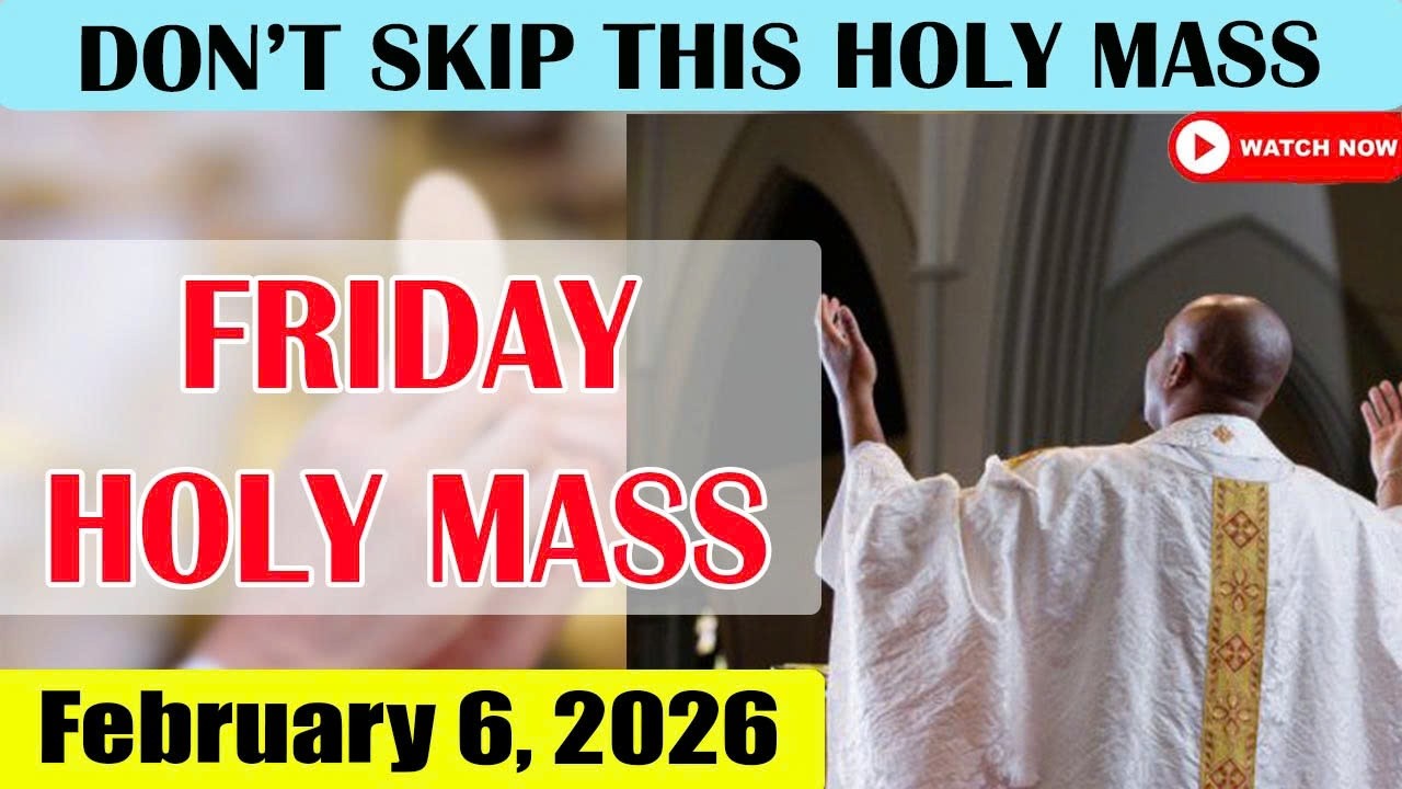 Catholic Mass Today | Daily TV Mass, Friday February 6, 2026 - YouTube